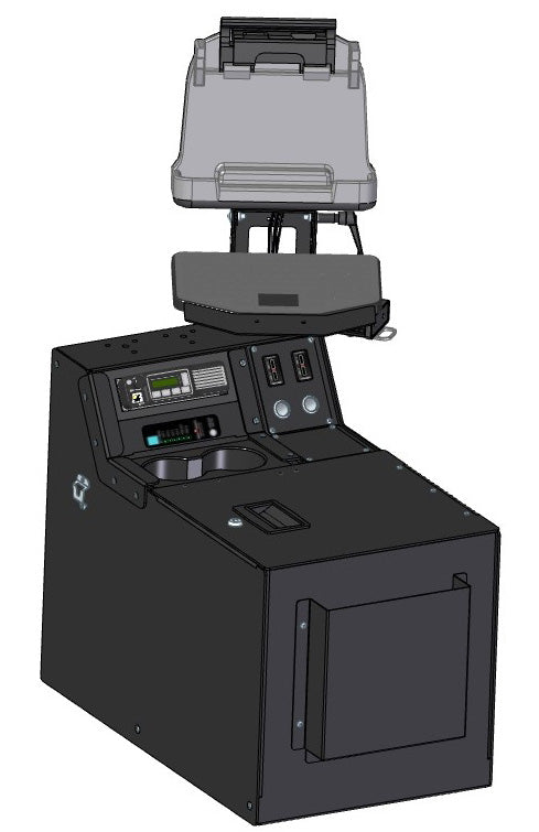 Mobile Mounts Large Truck Console | Mobile Mounting Solutions, Inc.